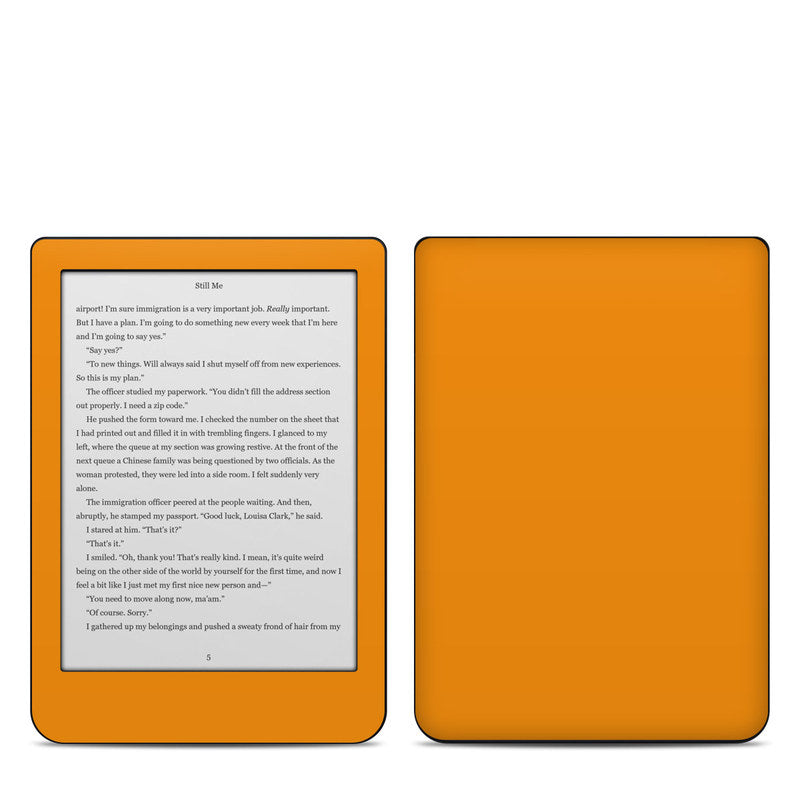 Solid State Orange - Kobo Clara HD Skin