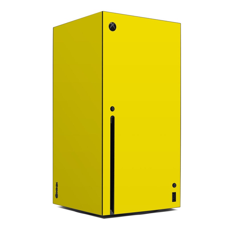 Solid State Yellow - Microsoft Xbox Series X Skin