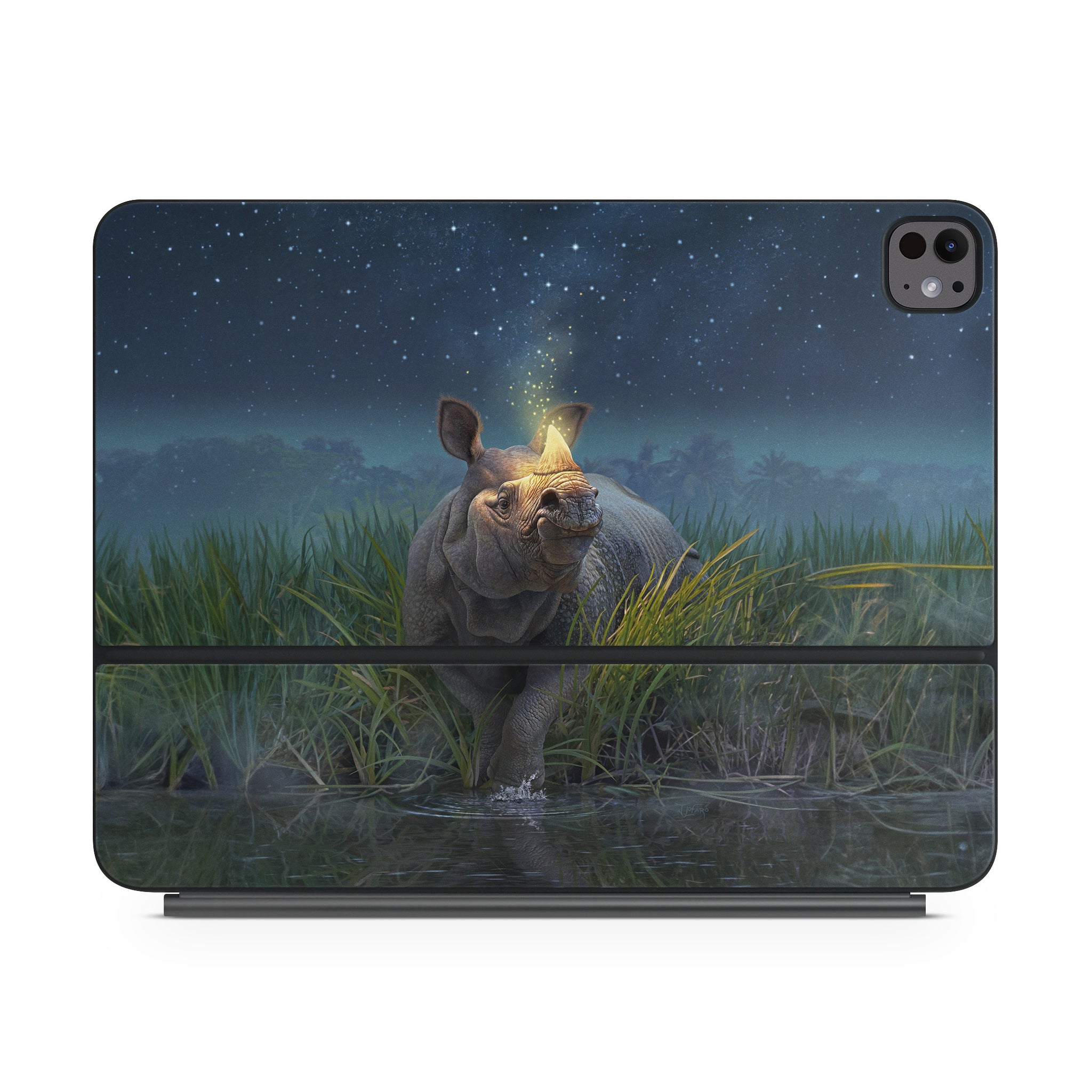 Rhinoceros Unicornis - Apple Magic Keyboard for iPad Skin