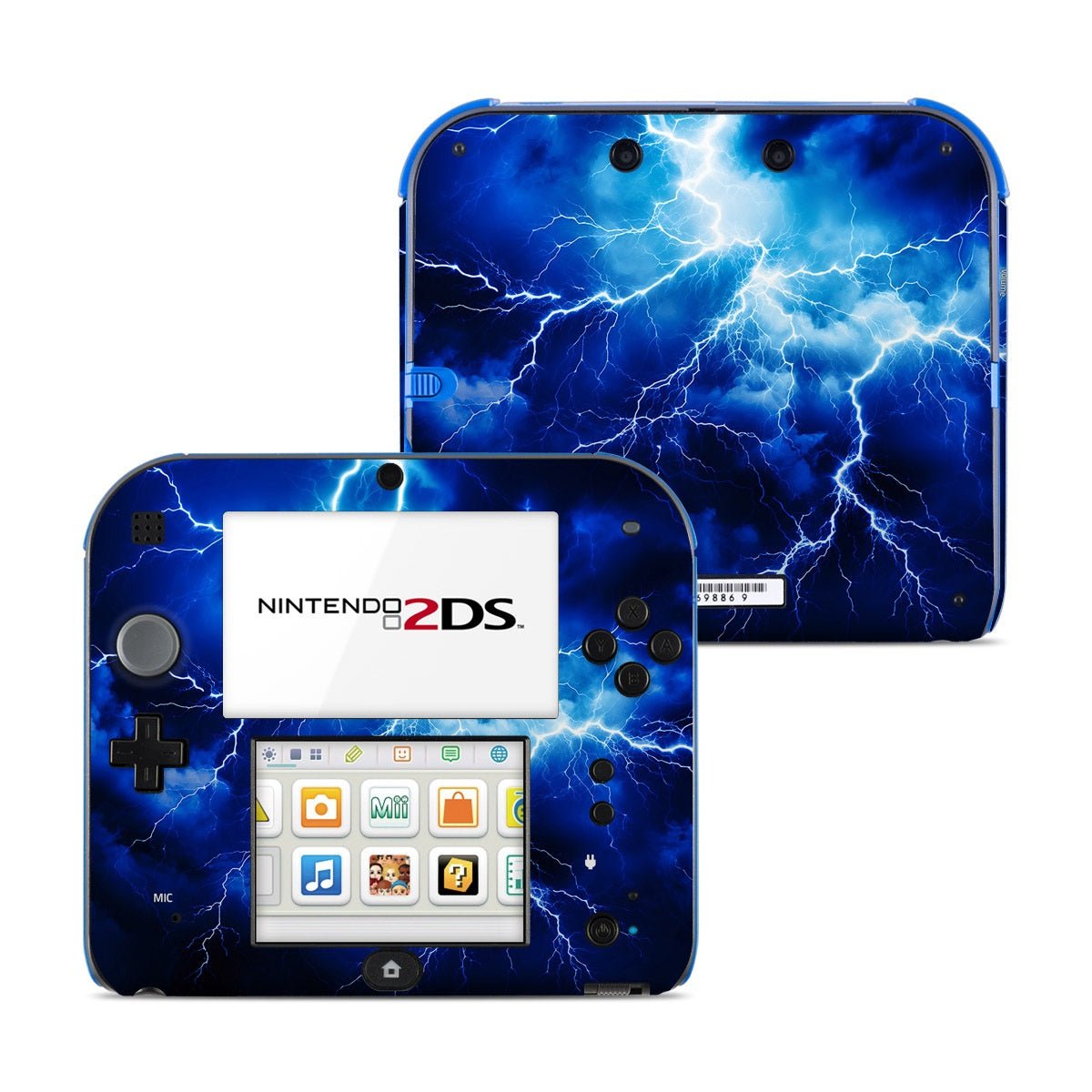 Apocalypse Blue - Nintendo 2DS Skin