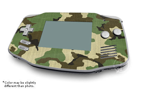 Woodland Camo - Nintendo GameBoy Advance Skin