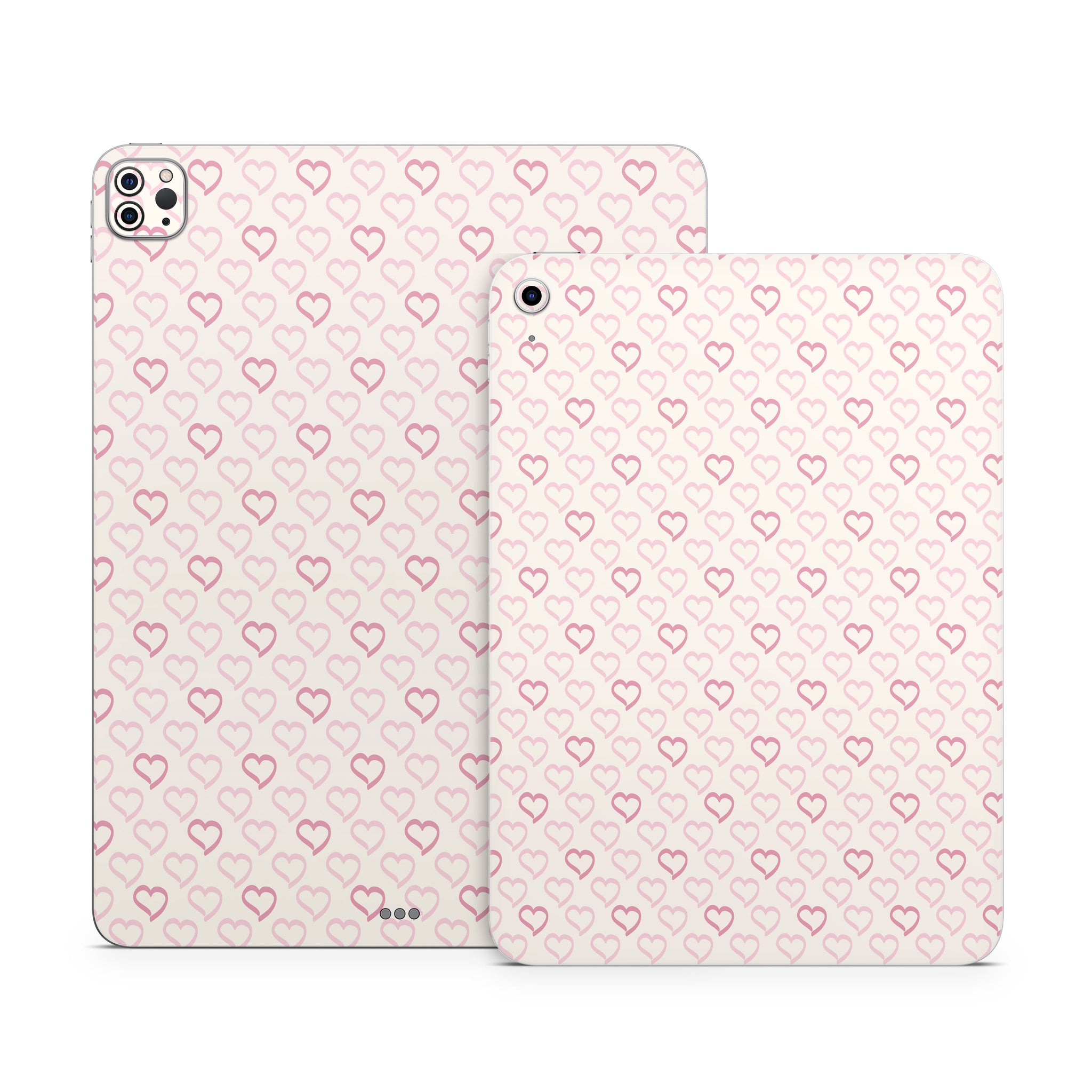 Patterned Hearts - Apple iPad Skin