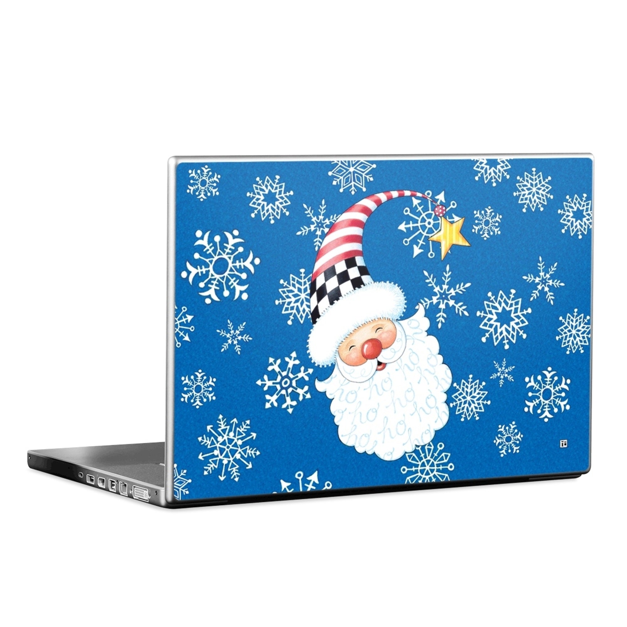 Santa Snowflake - Laptop Lid Skin