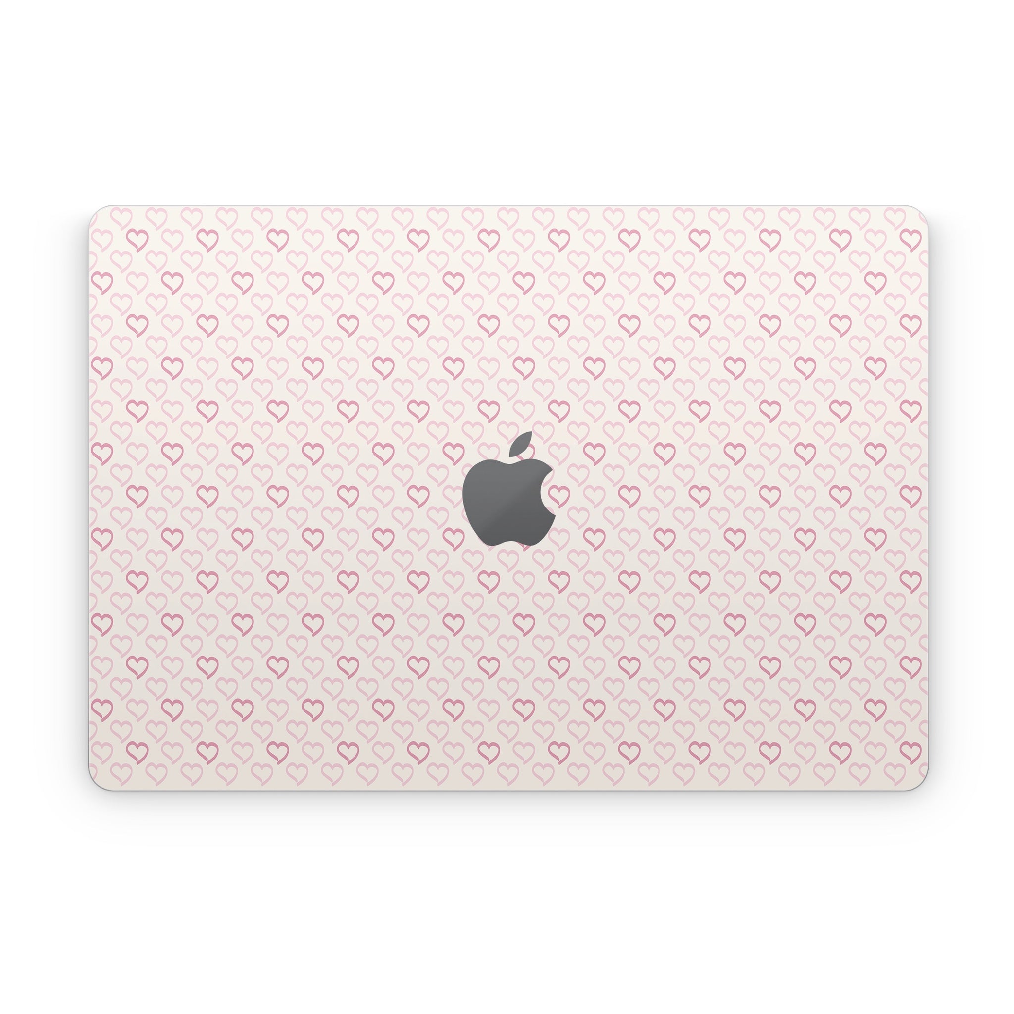 Patterned Hearts - Apple MacBook Skin