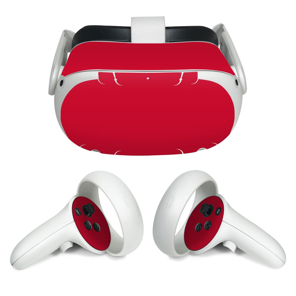 Solid State Red - Meta Quest 2 Skin
