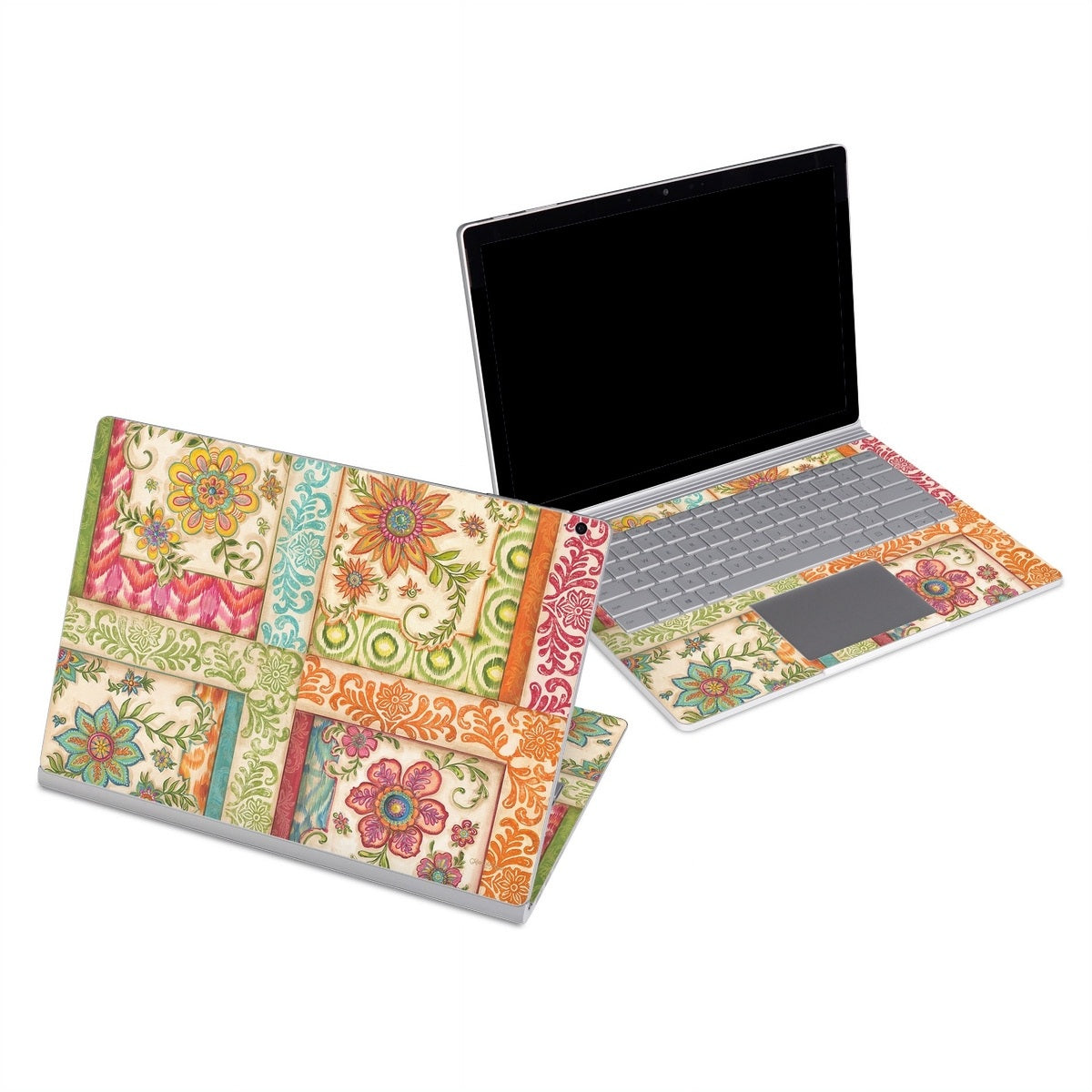 Ikat Floral - Microsoft Surface Book Skin