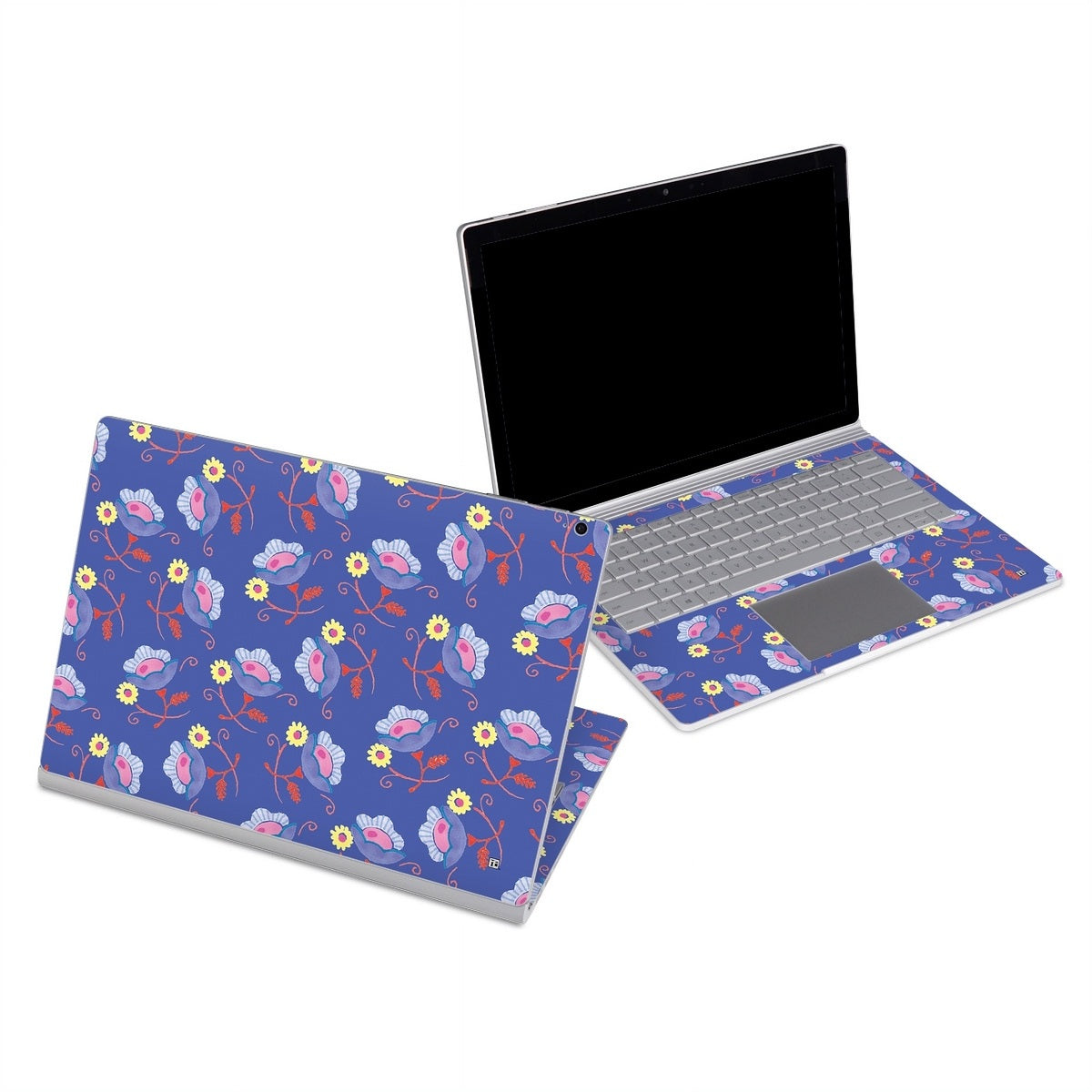 Purple Flowers - Microsoft Surface Book Skin