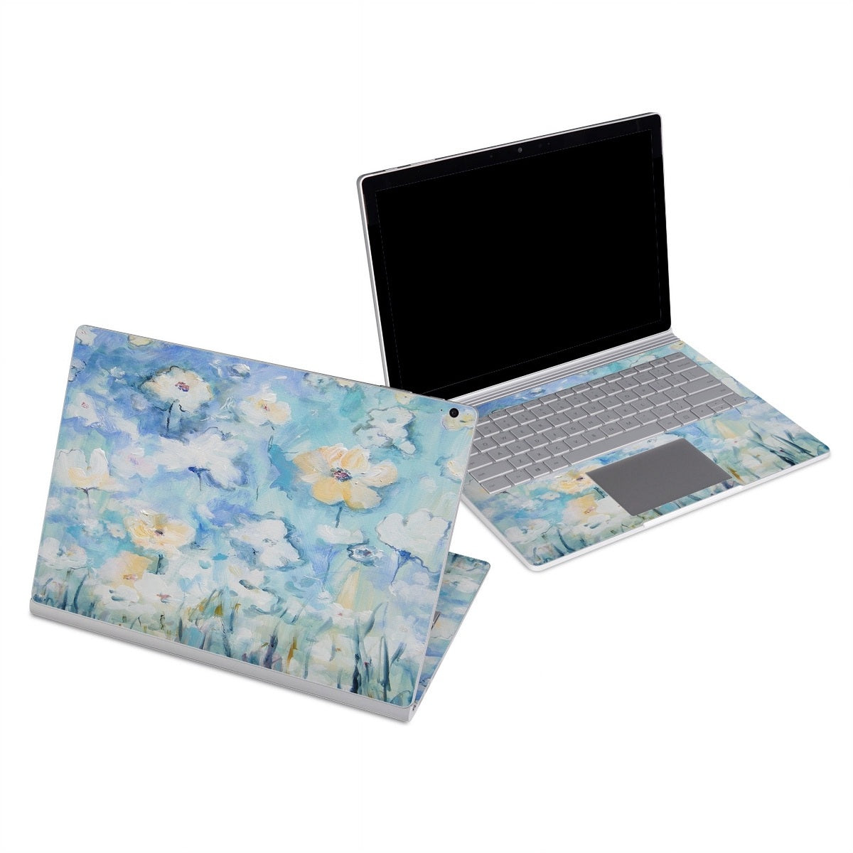 White & Blue - Microsoft Surface Book Skin