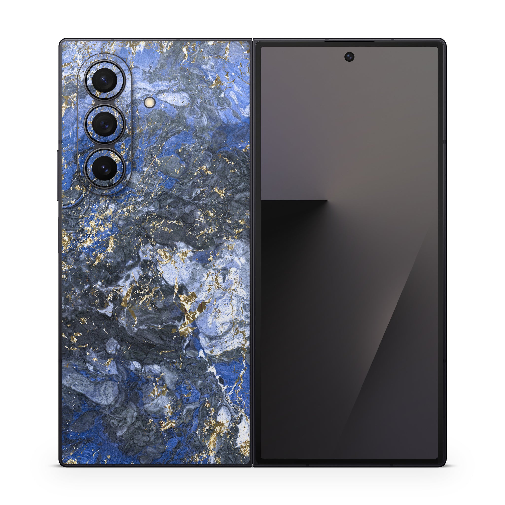 Gilded Ocean Marble - Samsung Galaxy Z Fold7 Skin