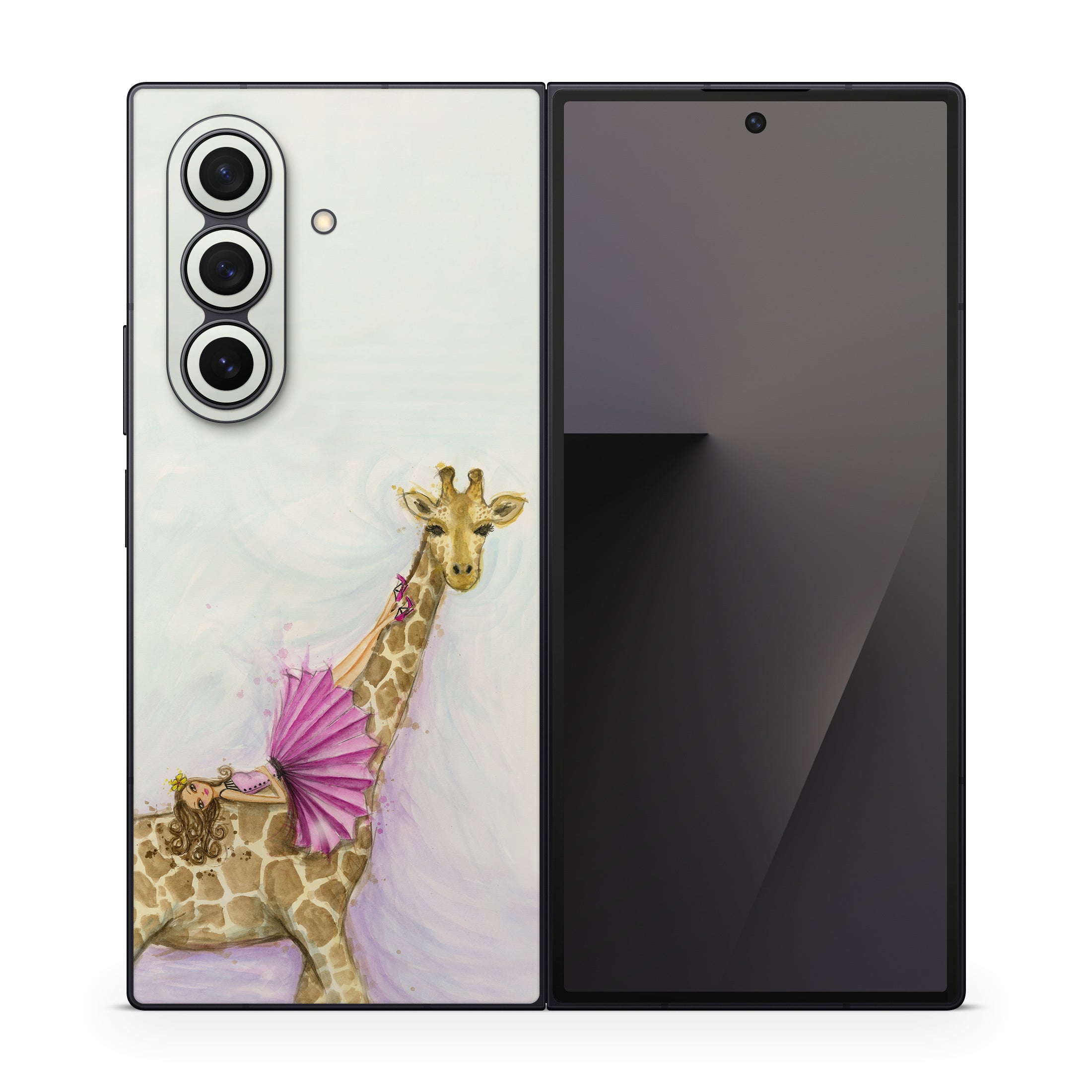 Lounge Giraffe - Samsung Galaxy Z Fold7 Skin