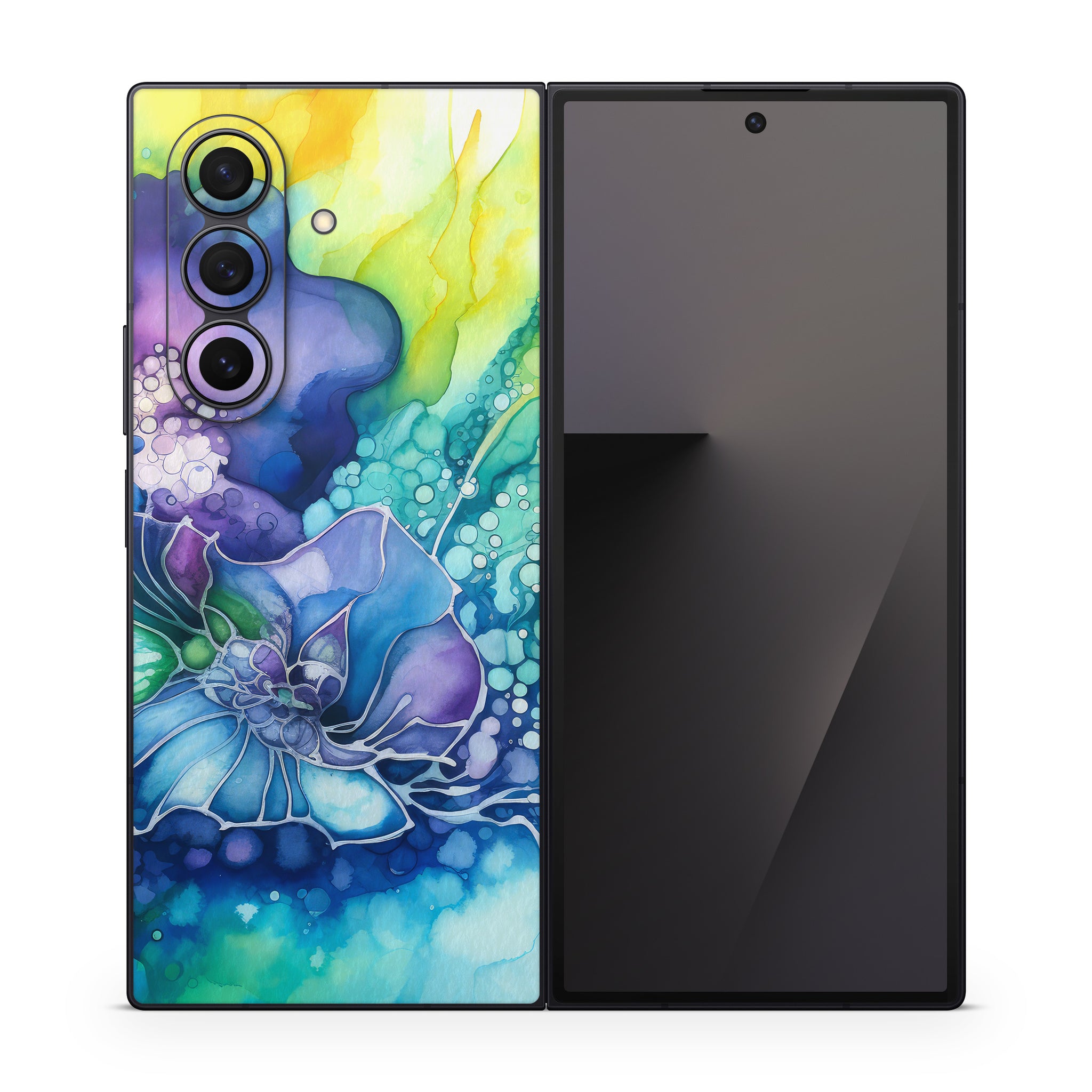 Watercolor Flora - Samsung Galaxy Z Fold7 Skin