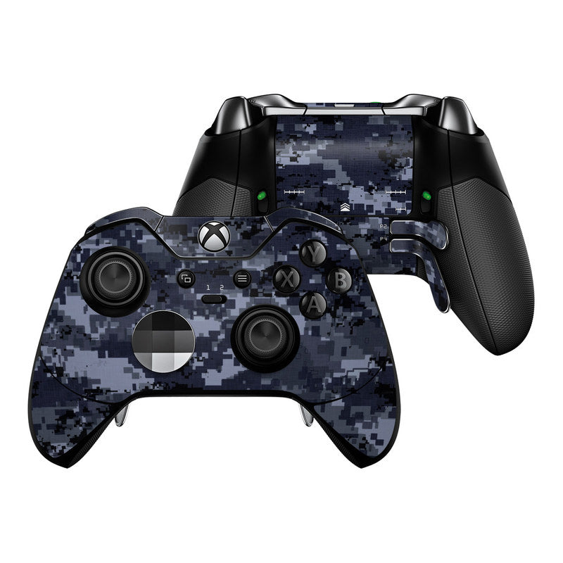 Digital Navy Camo - Microsoft Xbox One Elite Controller Skin