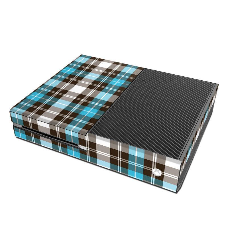 Turquoise Plaid - Microsoft Xbox One Skin