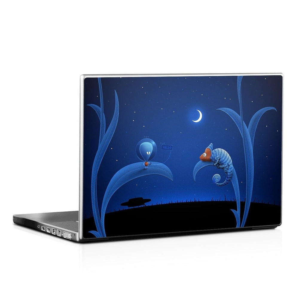 Alien and Chameleon - Laptop Lid Skin